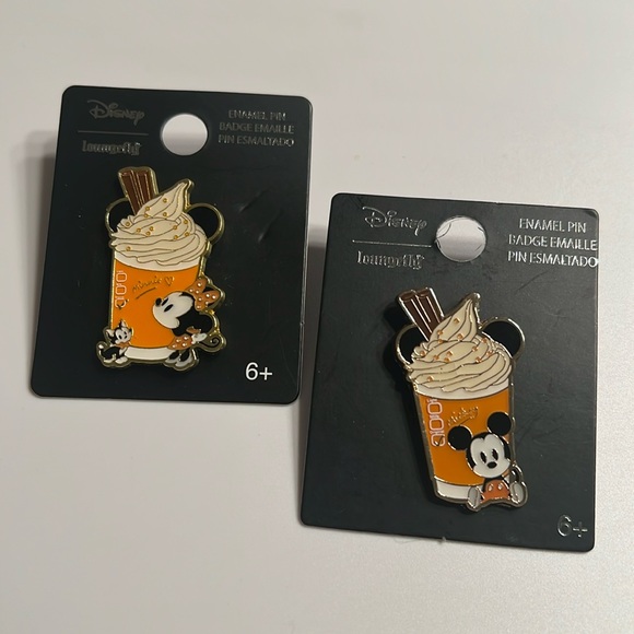 Loungefly | Other | Nwt Disney Loungefly Psl Mickey Minnie 2 Pin Bundle ...